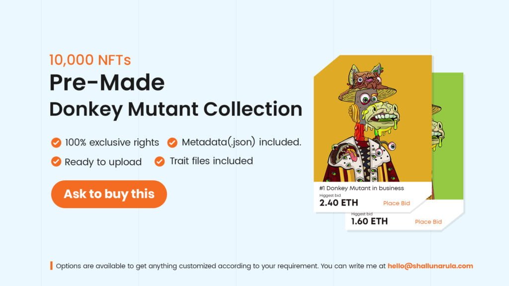 Donkey Mutant - Premade NFT Collection
