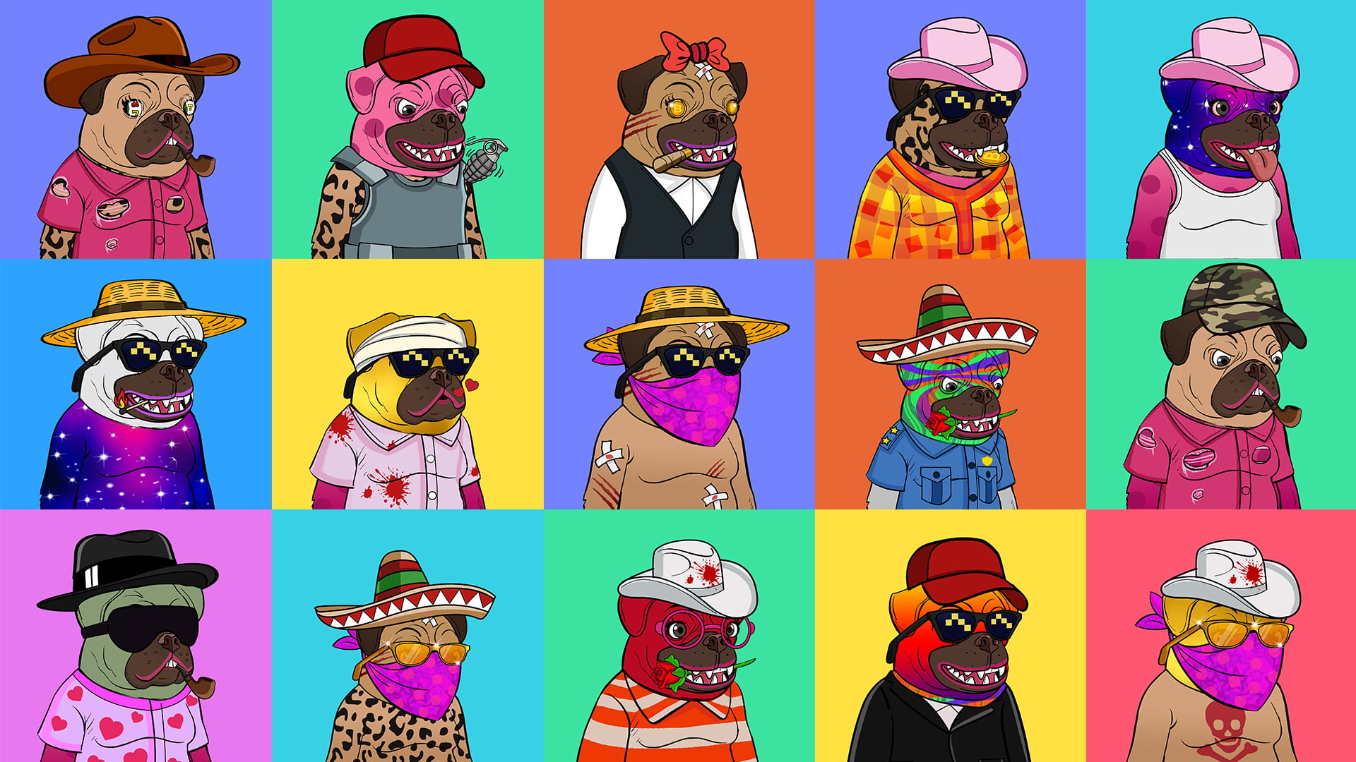 Psycho Pug - Premade NFT Collection